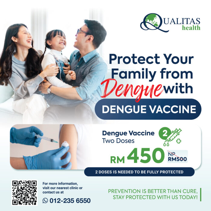 Get Dengue Vaccine in Malaysia at Qualitas Clinics